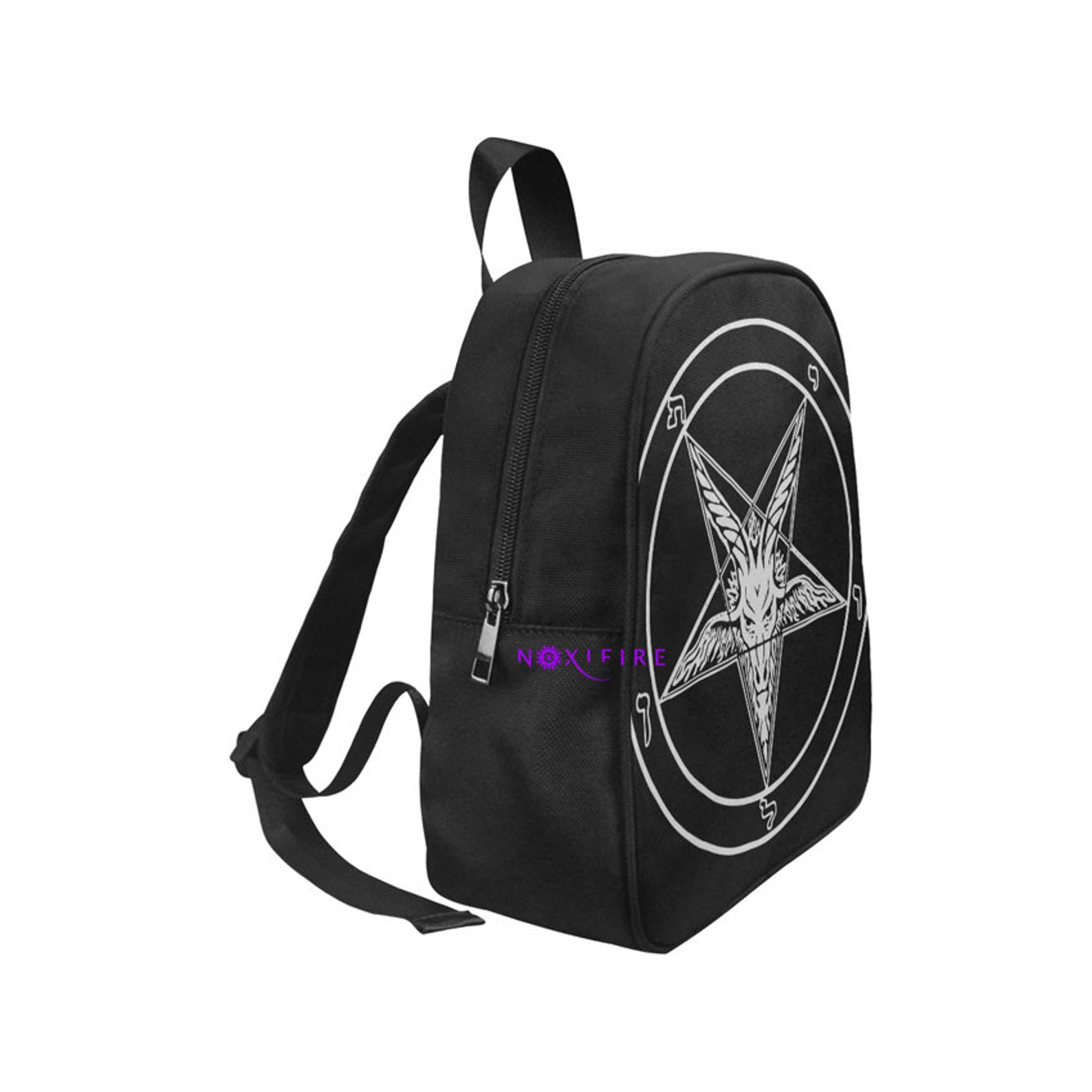 Pentagram Satanic Backpack Witchy Black Metal Nugoth - Etsy