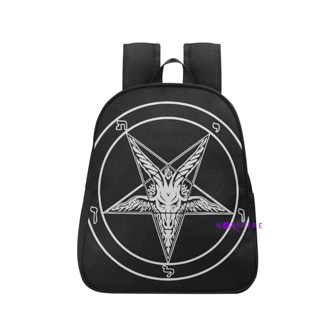 Pentagram Satanic Backpack Witchy Black Metal Nugoth - Etsy