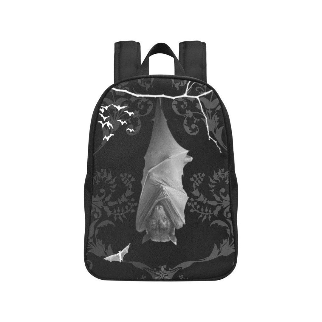 Gothic Bat School Backpack Witchy Backpack Goth Bat Backpack Dark ...