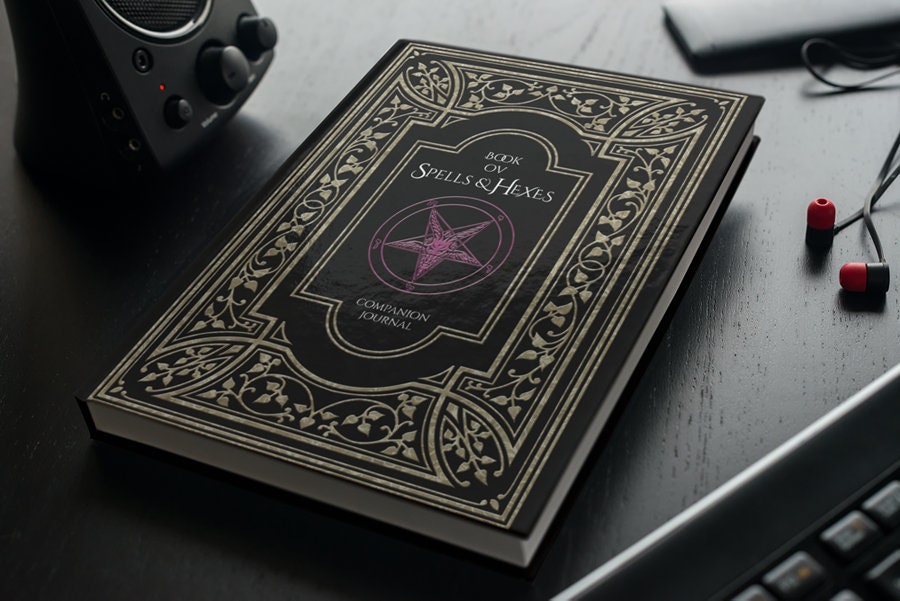 Satanic Journal Grimoire Book of Spells and Hexes Witchy | Etsy