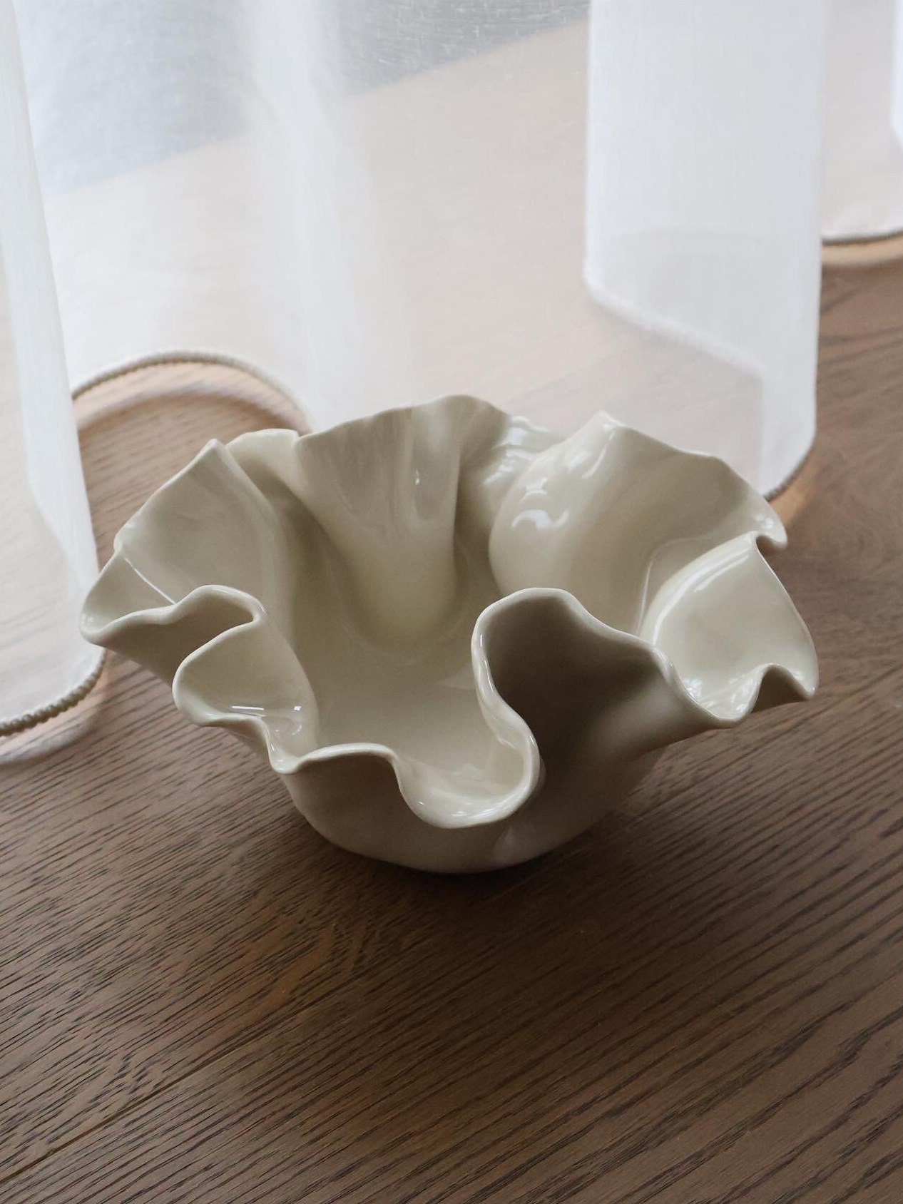 Ceramic Wavy Bowl Handmade Bowl Decorative Bowl Decorative Trays ...