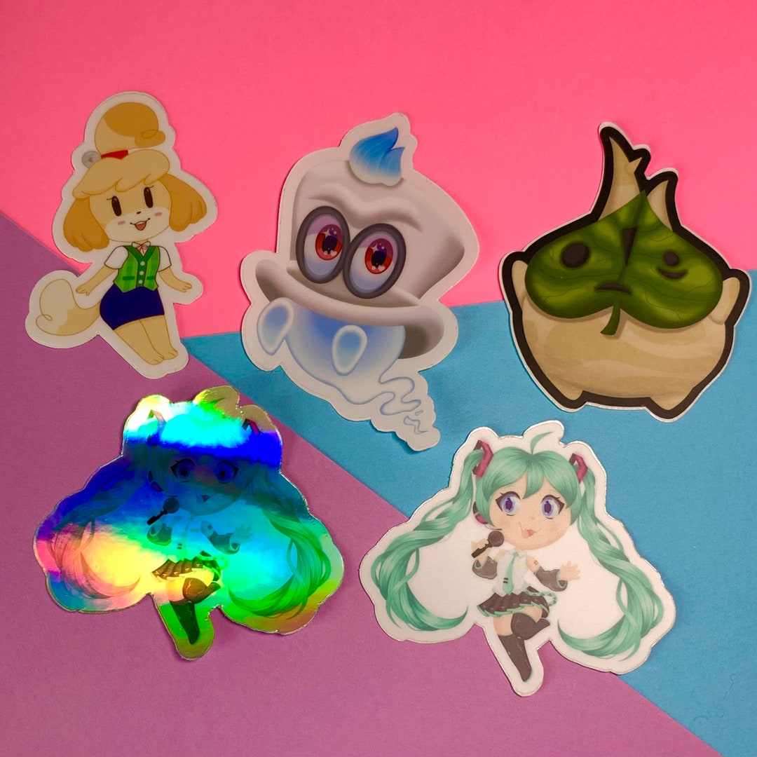 Misc Stickers : Hatsune Miku, Makar, Isabelle, Splatoon Rainmaker - Etsy