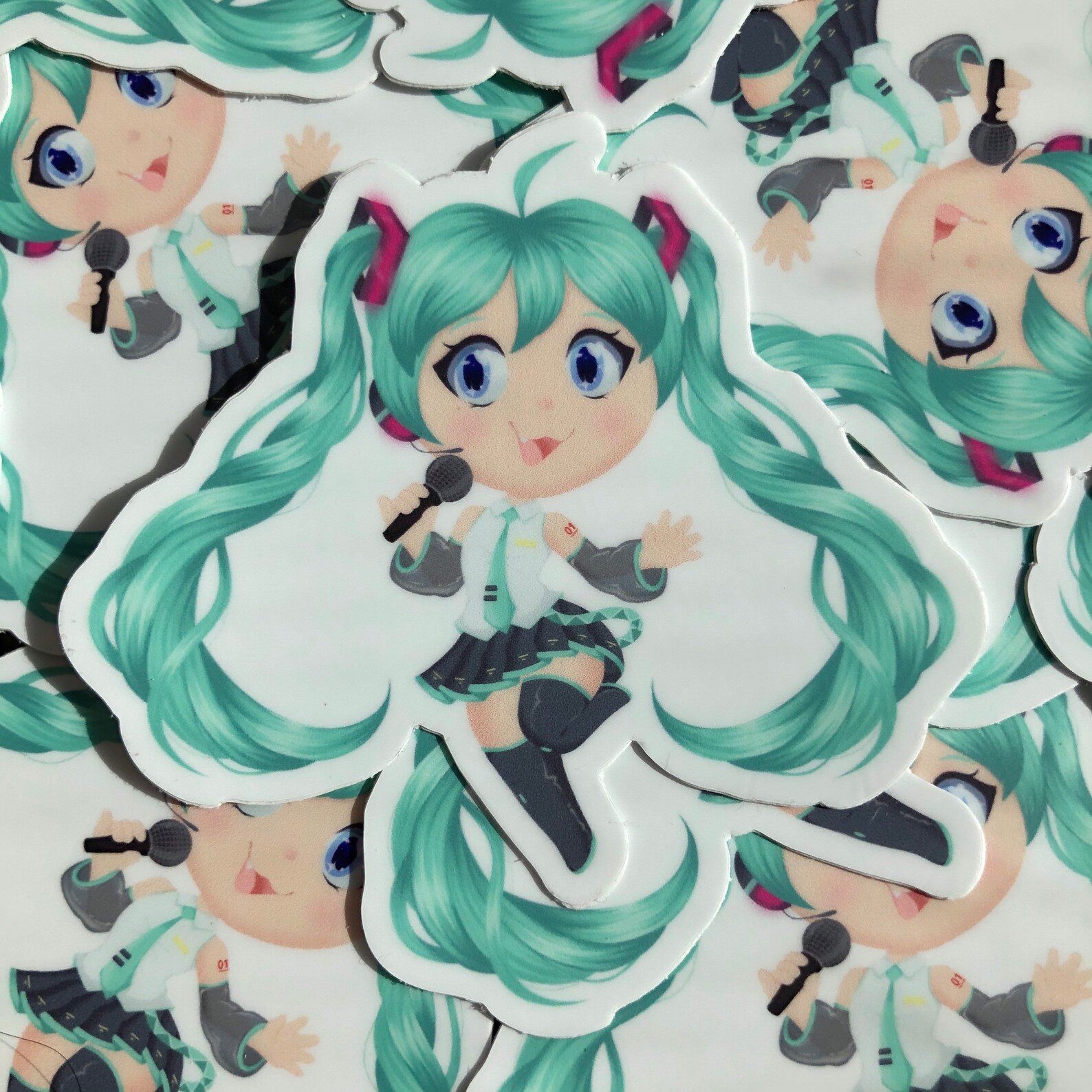 Hatsune Miku V3 Sticker | Etsy