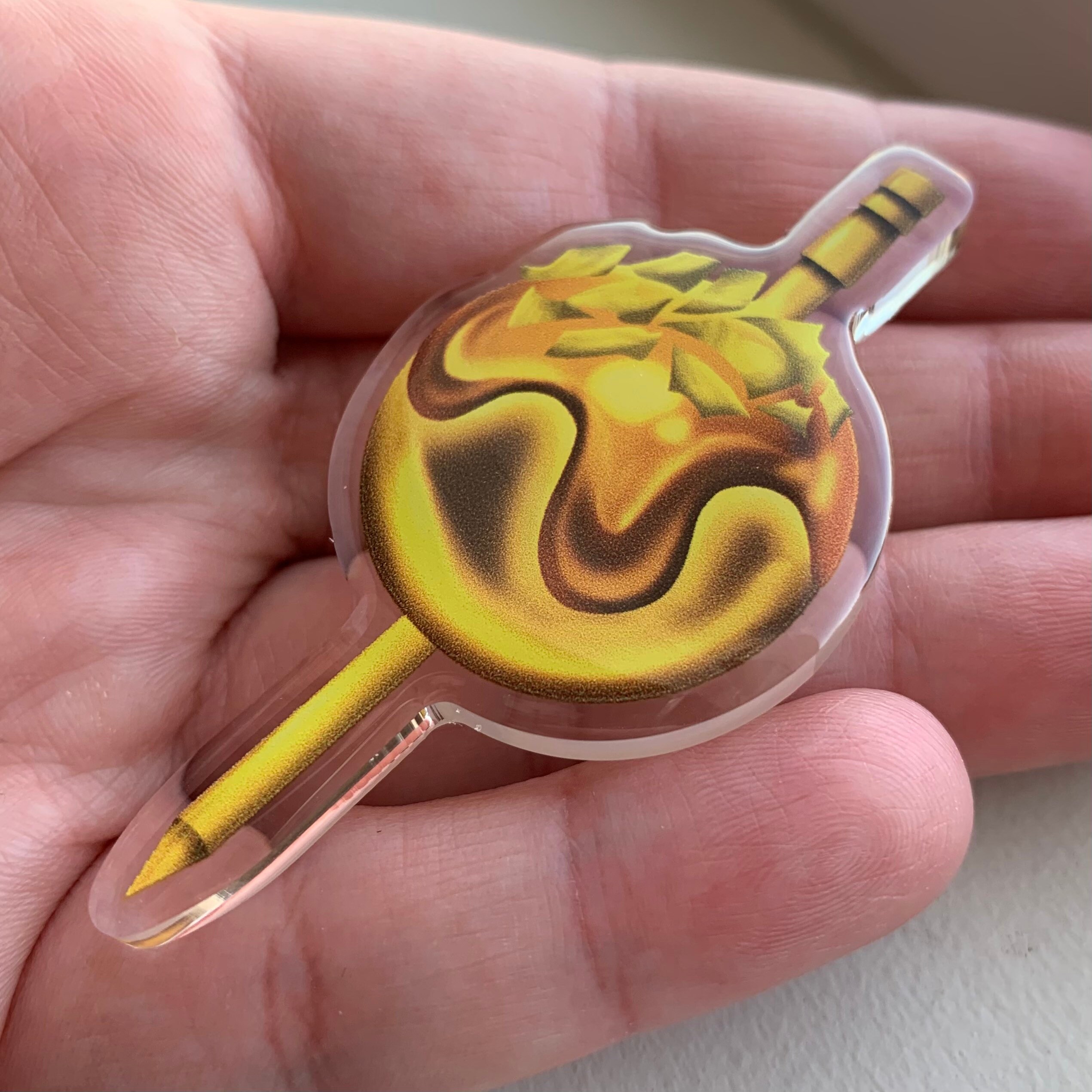 Splatoon 2 Salmon Run Golden Egg ; Golden Toothpick Pin - Etsy