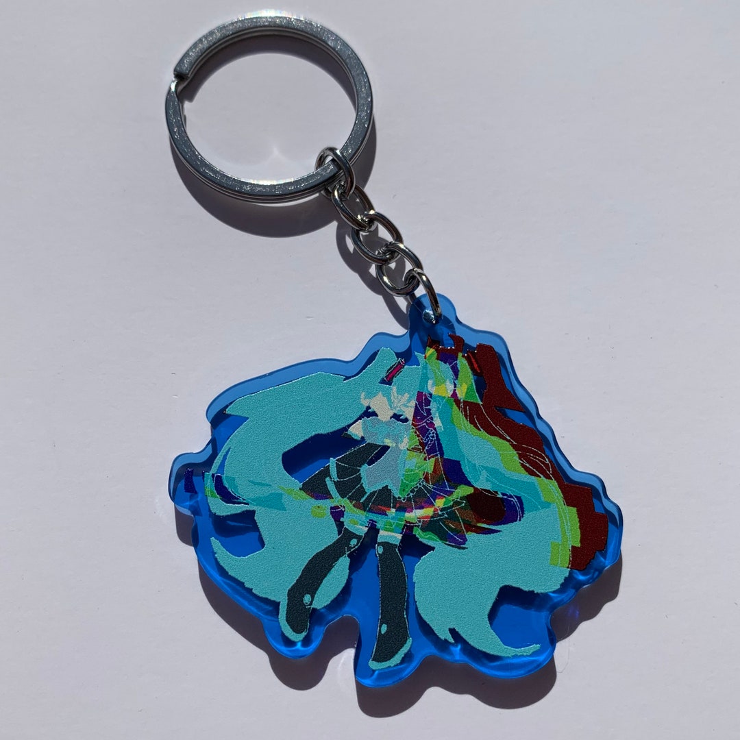 Hatsune Miku Glitch Acrylic Keychain - Etsy