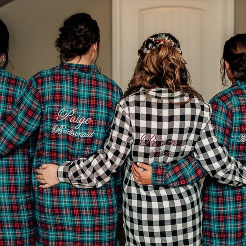 Custom Shirt Flannel Shirt Bachelorette Shirts Bridal Party - Etsy