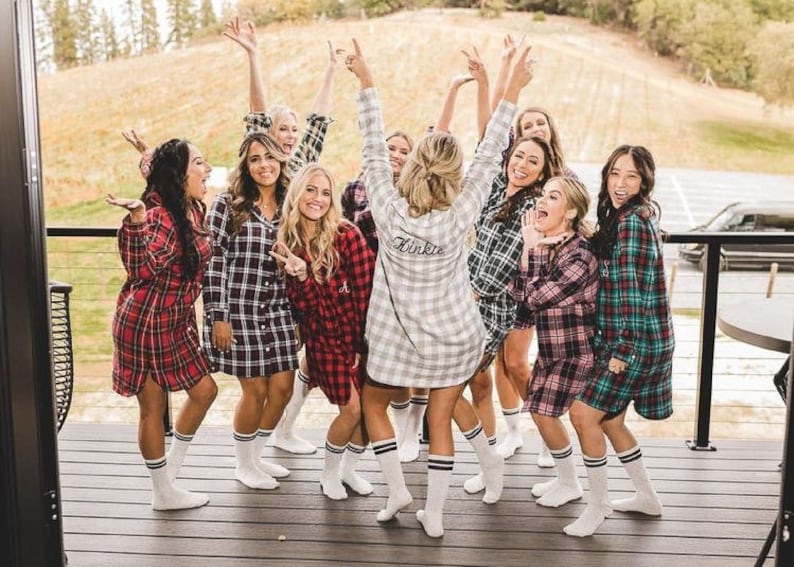 Custom Shirt Flannel Shirt Bachelorette Shirts Bridal Party - Etsy