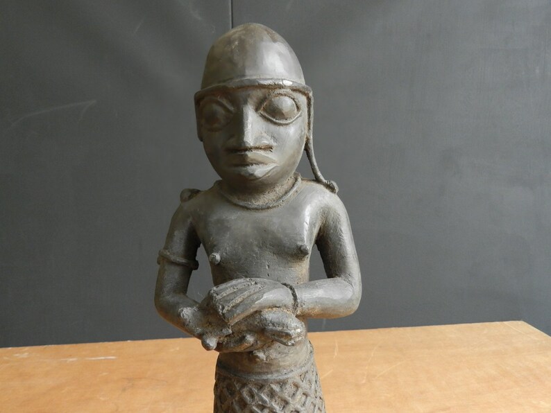 Bronze Ifa Priest Witch Priest Statue Ritual Vaudoo Win the | Etsy