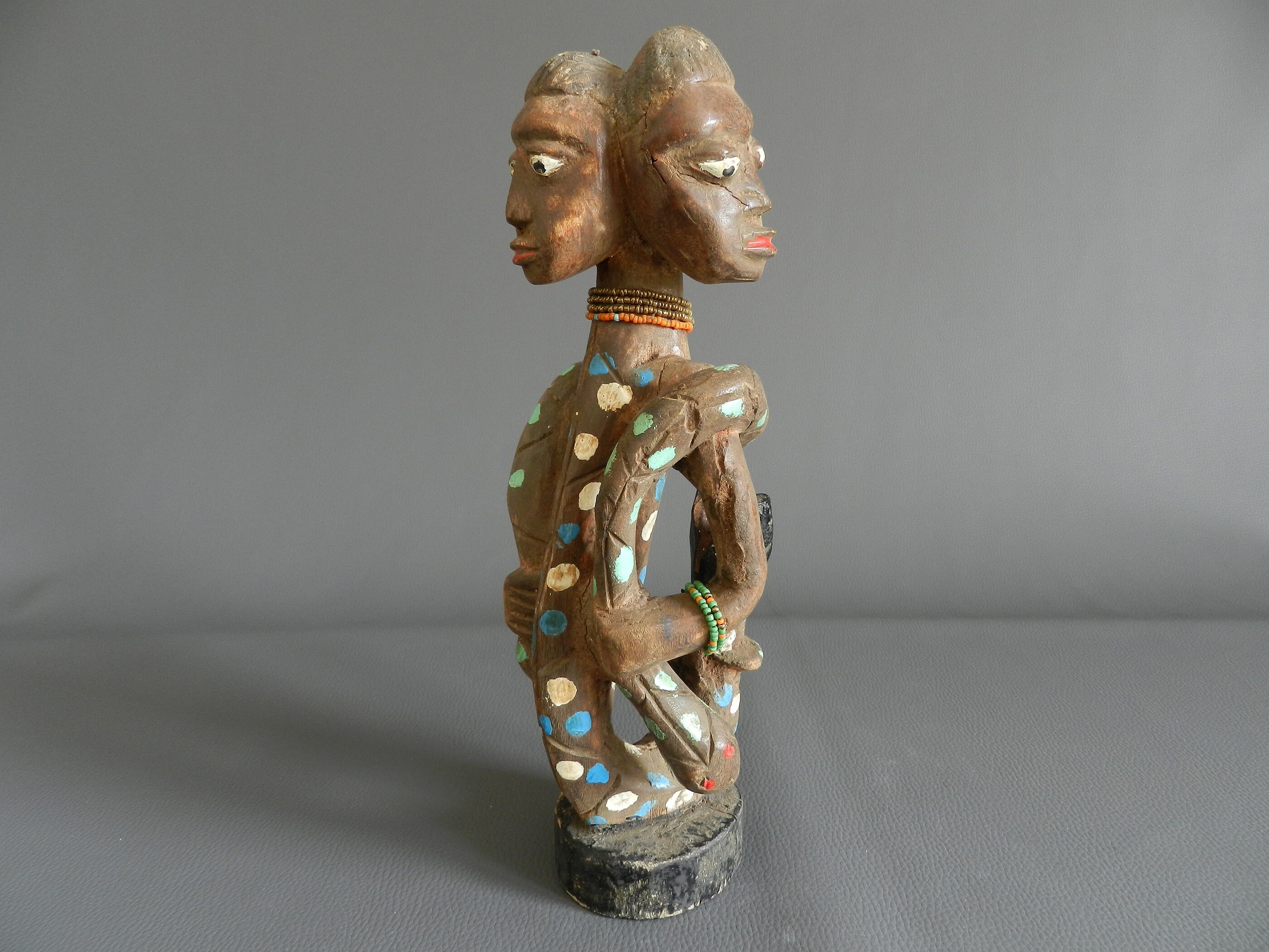 Mami Wata statue with three heads Voodoo Vodoo in polychrome | Etsy