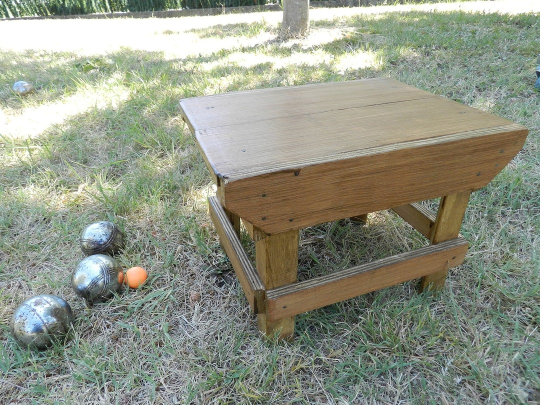 Recycled Stool in Reclaimed Wood Handmade in France, Recycling Resource ...