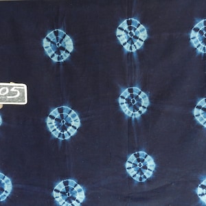 Rare Tie and Dye Fabric Adire Nigeria Indigo Cotton, Blue Coton, Cowrie ...