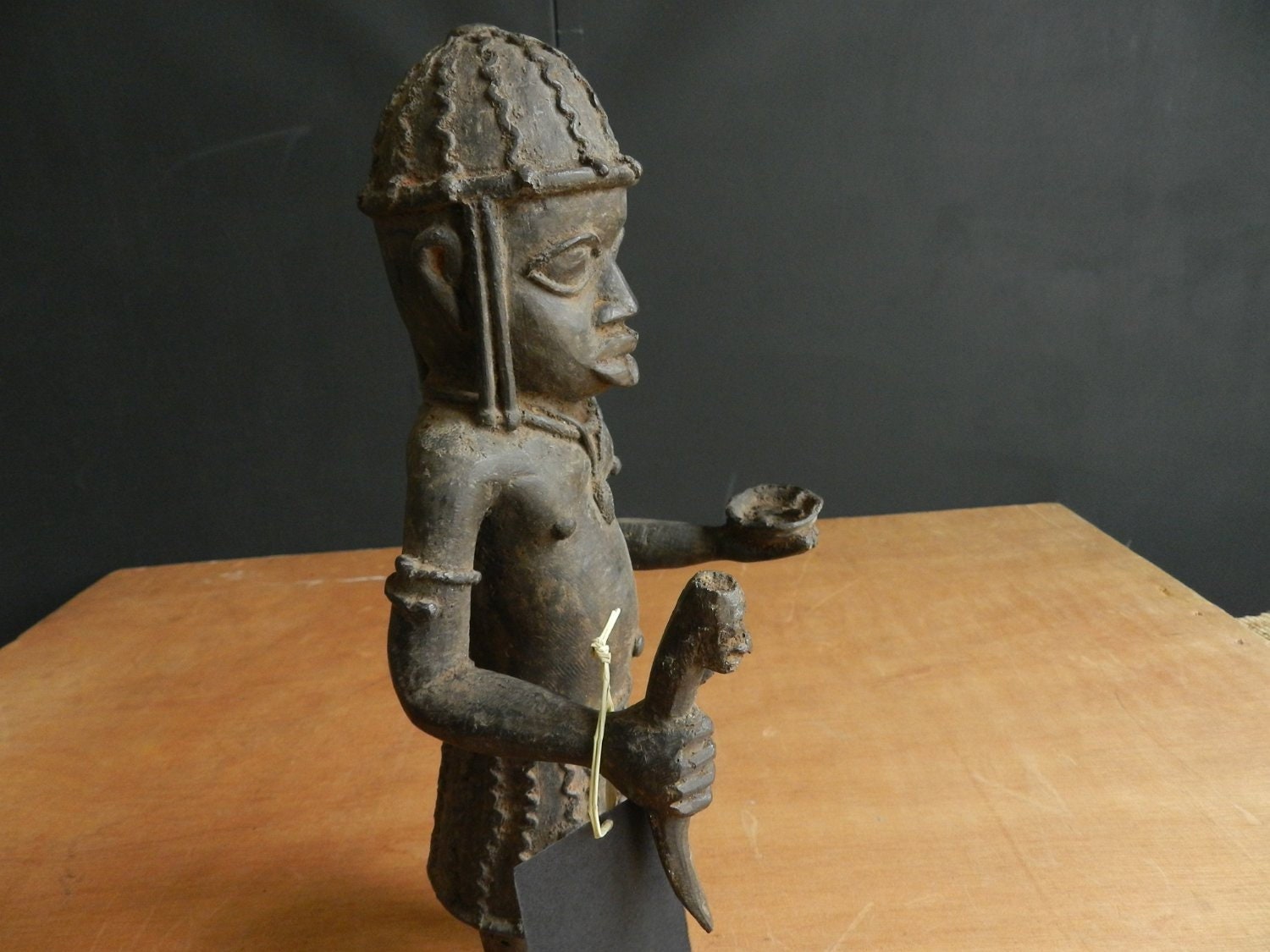 Bronze Ifa Priest Witch Priest Statue Ritual Vaudoo Win the | Etsy