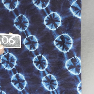 Rare Tie and Dye Fabric Adire Nigeria Indigo Cotton, Blue Coton, Cowrie ...