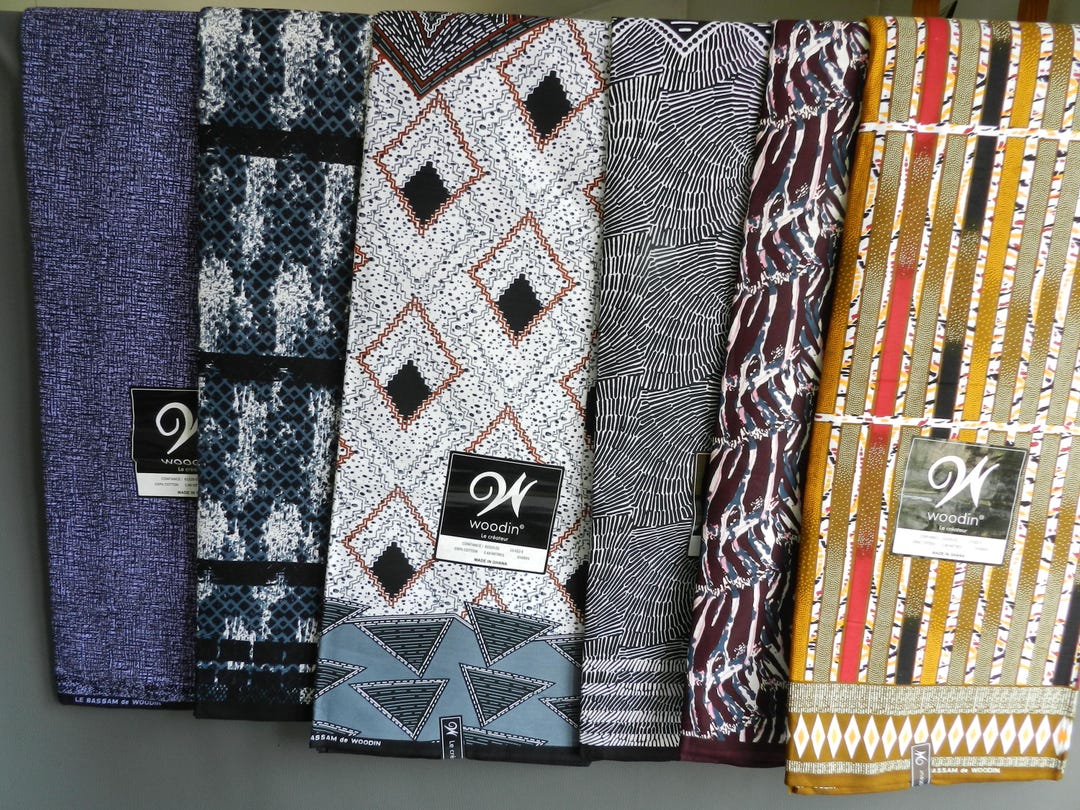 Woodin Fabric From Ghana Grand Bassam, Ankara Wax African Woodin Fabric ...