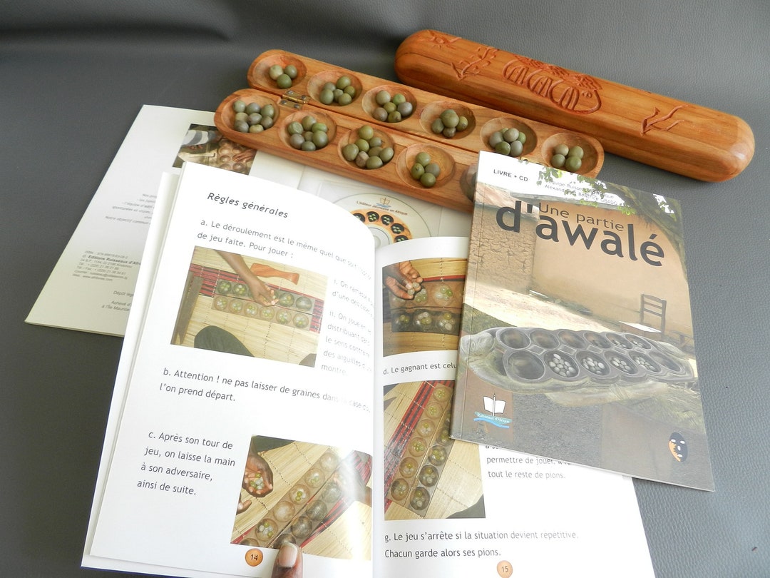 Livre Avec CD Audio Awalé, Livre Des Règles De Jeu Awalé De Société ...