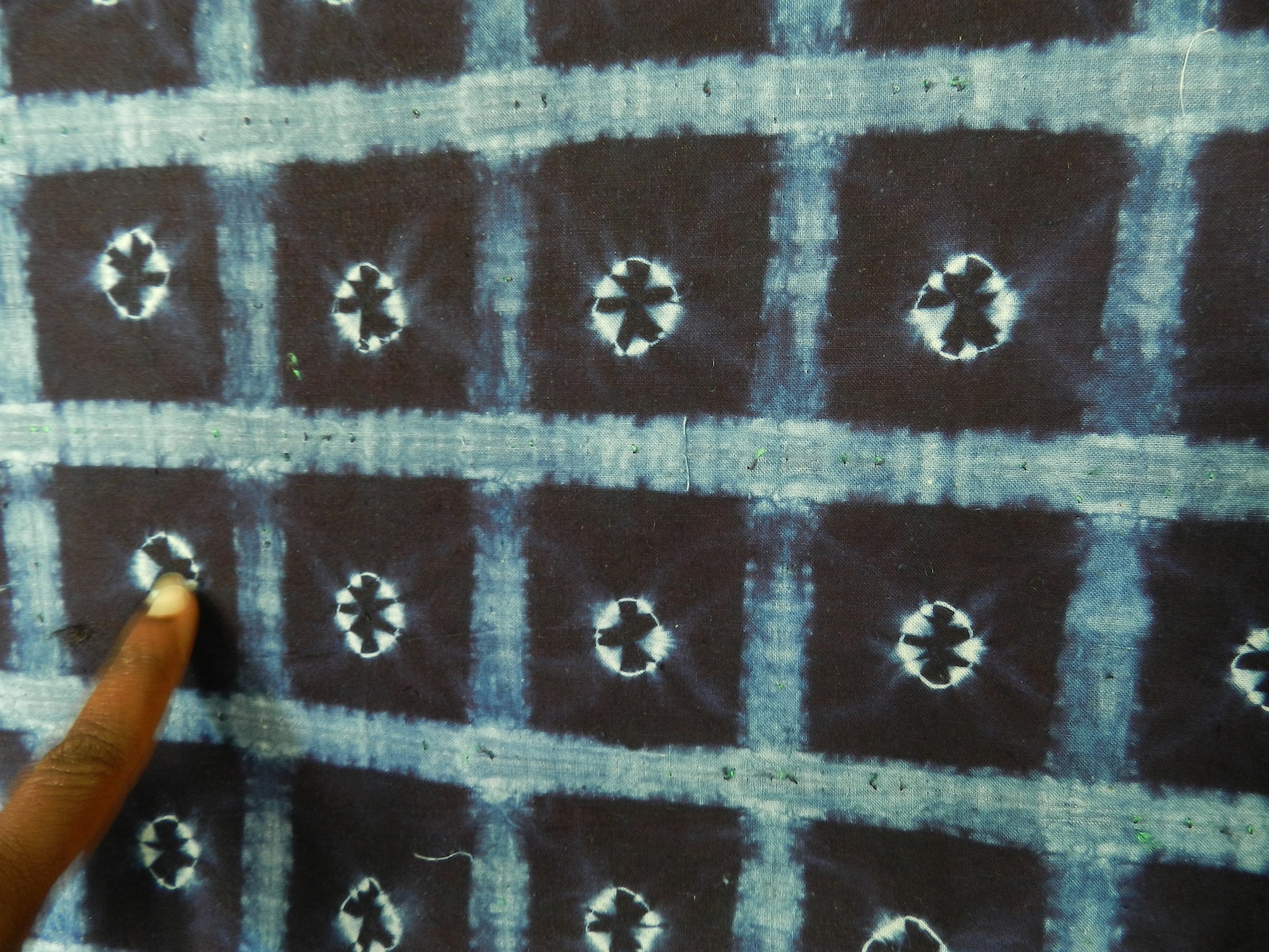 African Fabric Indigo Blue Tie and Dye Best Textile Blessing - Etsy