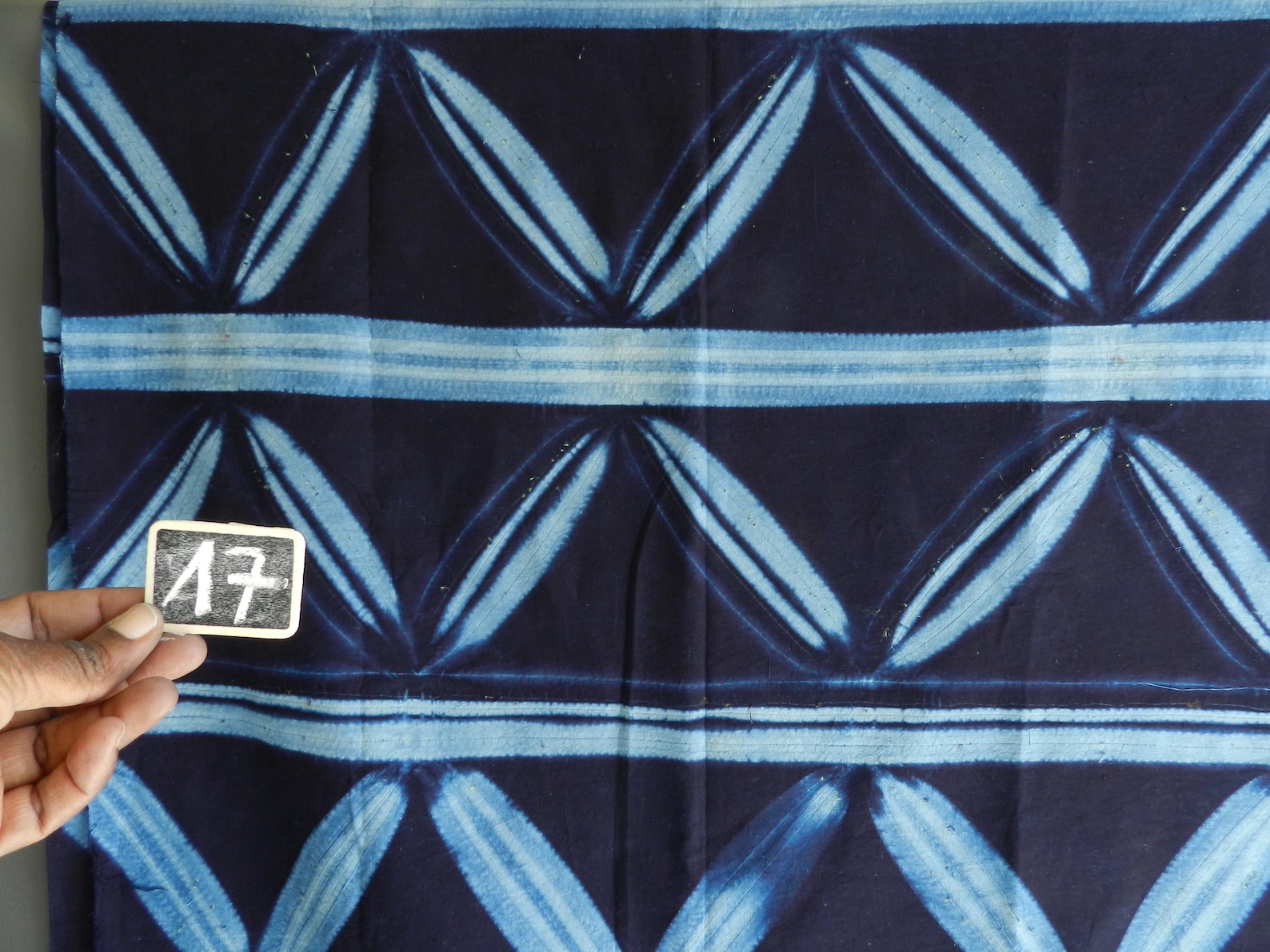 Indigo Tie and Dye Fabric Best Rare Adire Nigeria Cotton, Blue Cotton ...