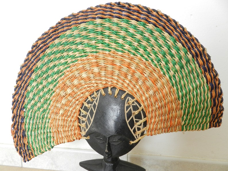 Fan Ashanti Doll in Wood and Ghana Reed, Rein-mother Fertility, Asanti ...