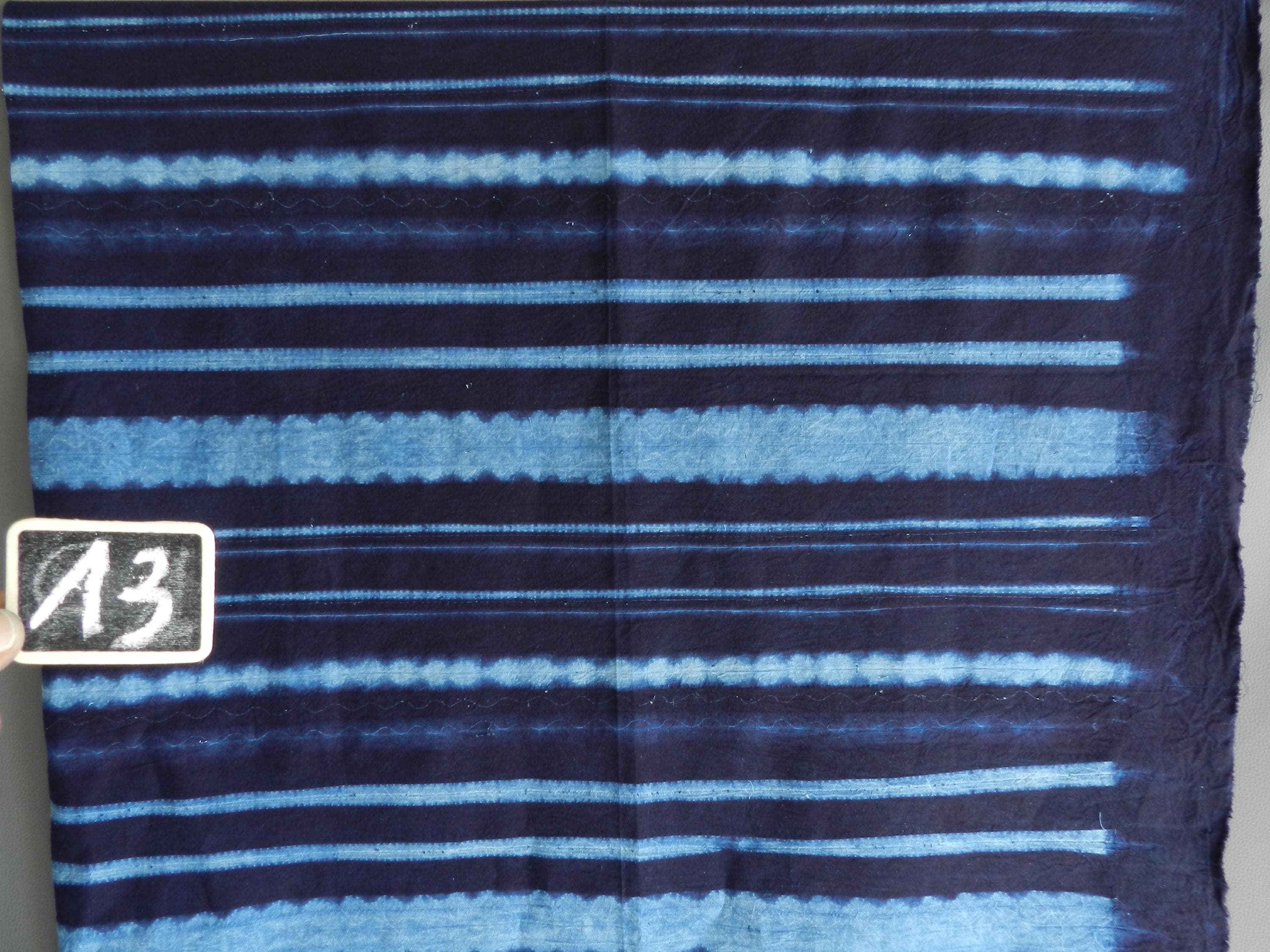 Indigo Tie and Dye Fabric Best Rare Adire Nigeria Cotton, Blue Cotton ...