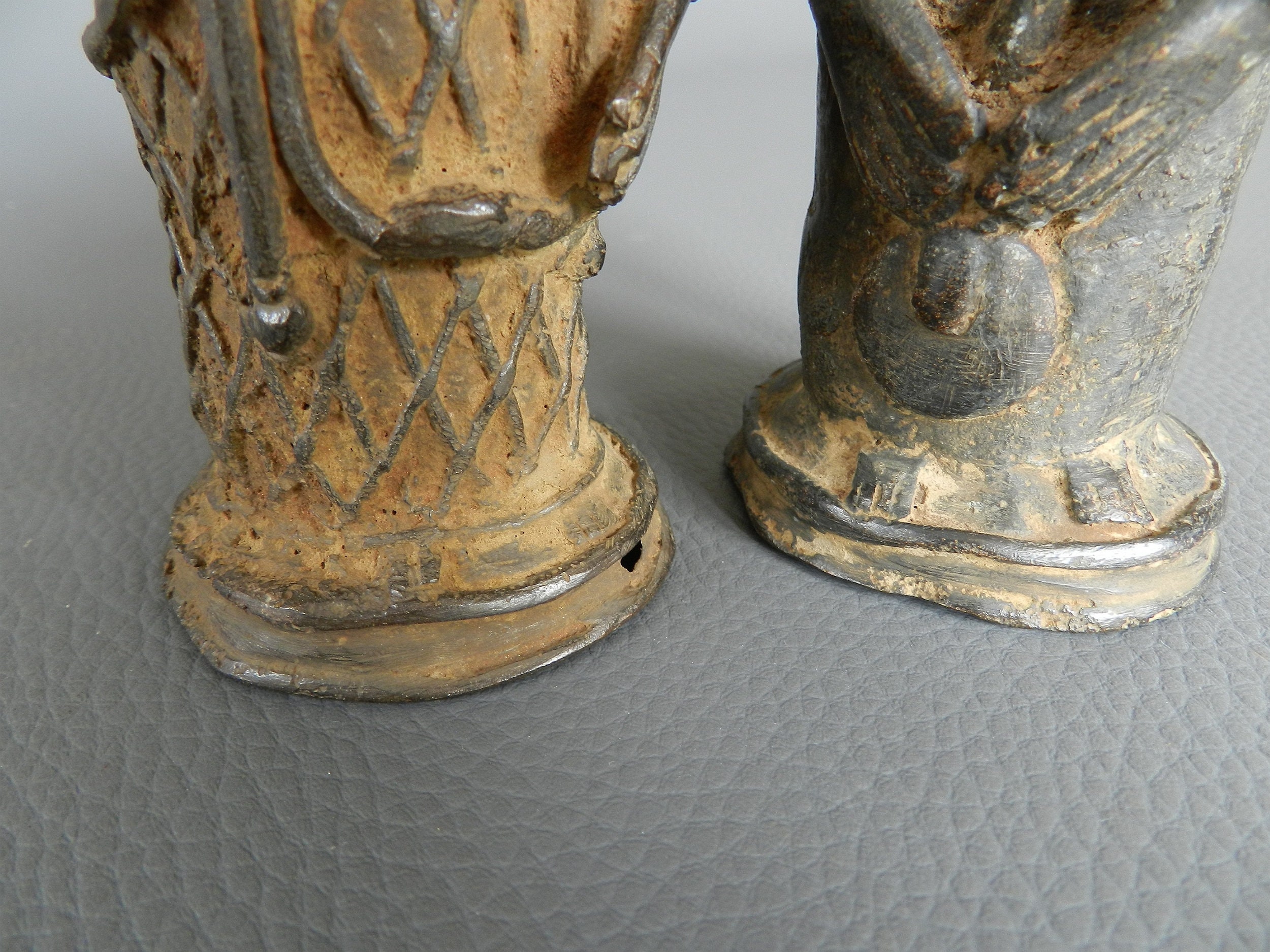 Couple Ife Edo Bronze Bini Benin Eben Oba Osemwende Sword | Etsy