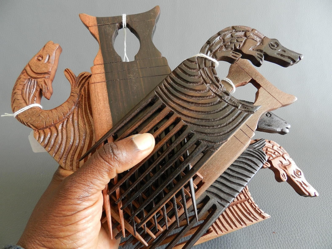 African Comb Ebony Wood, African Wood Comb, Comb Crocodile, African ...