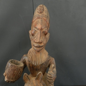 Shango Priest on His Donkey Carrying a Bowl, Offering to the God Shango ...