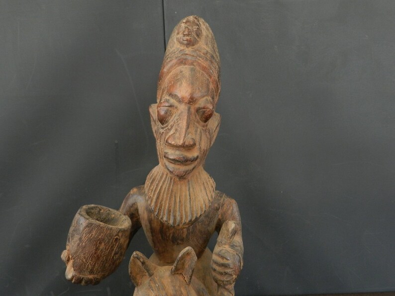 Shango Priest on His Donkey Carrying a Bowl, Offering to the God Shango ...
