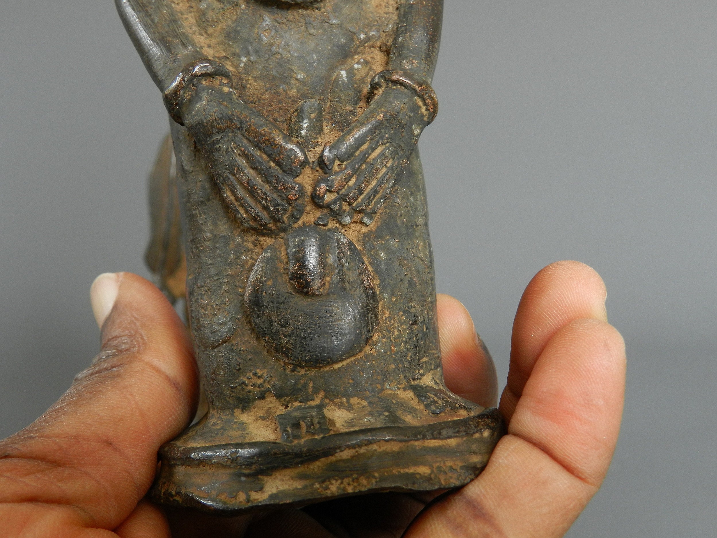 Couple Ife Edo Bronze Bini Benin Eben Oba Osemwende Sword - Etsy