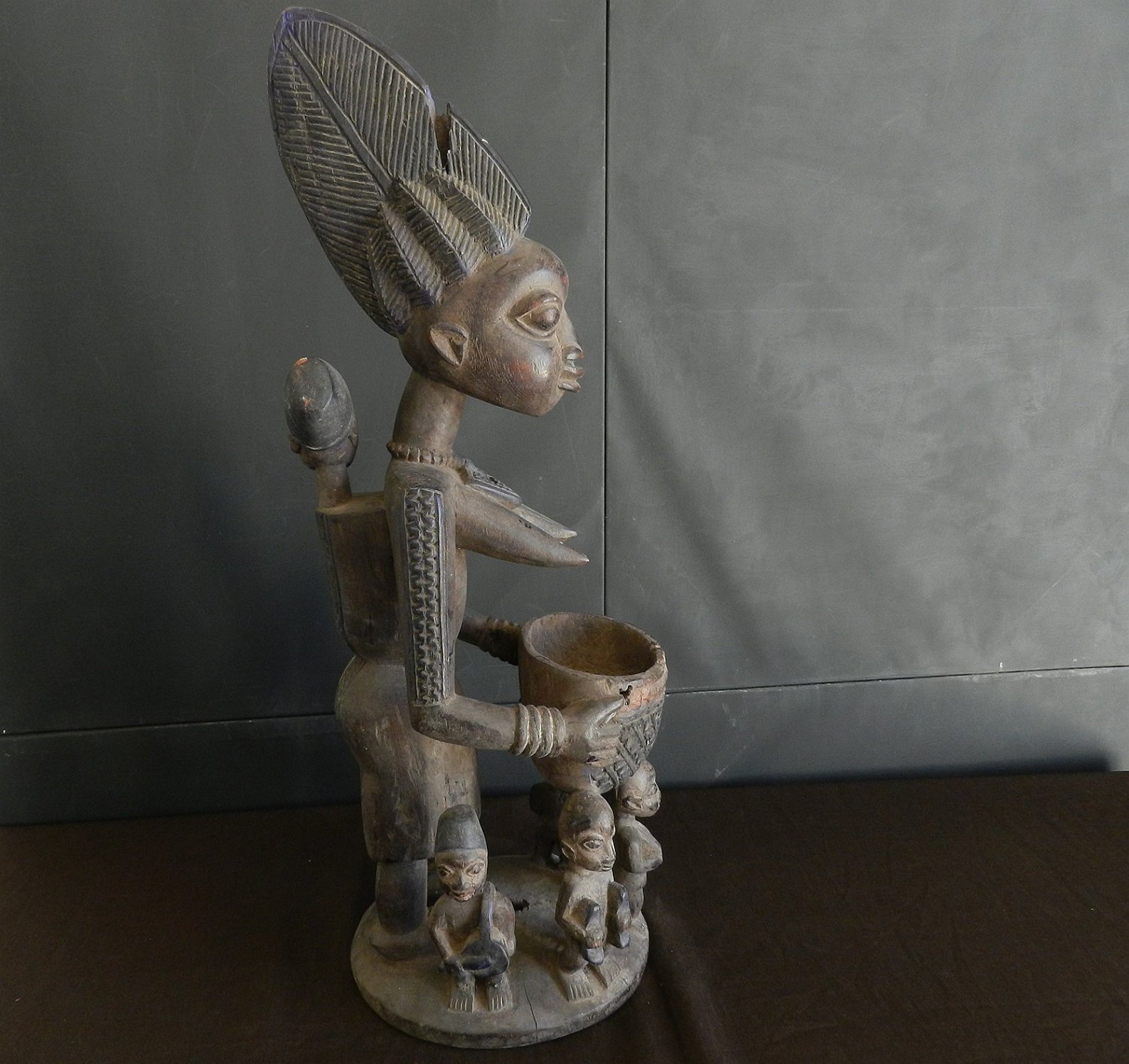 Orisha Maternity Voodoo Offering Yoruba Sculpture, Agere Maternity 68 ...