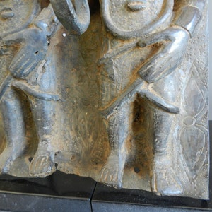 Bronze Plaque Oba Warrior Armor Sword Edo Ife Nigeria, Levant Sword or ...