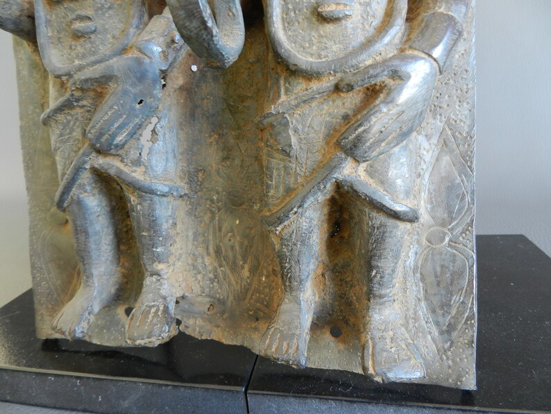 Bronze Plaque Oba Warrior Armor Sword Edo Ife Nigeria Levant - Etsy