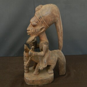 Shango Priest on His Donkey Carrying a Bowl, Offering to the God Shango ...