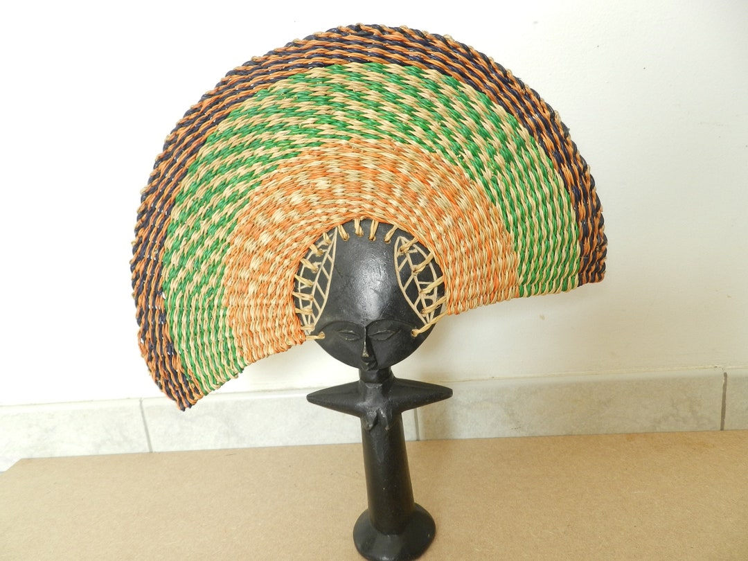Fan Ashanti Doll in Wood and Ghana Reed, Rein-mother Fertility, Asanti ...