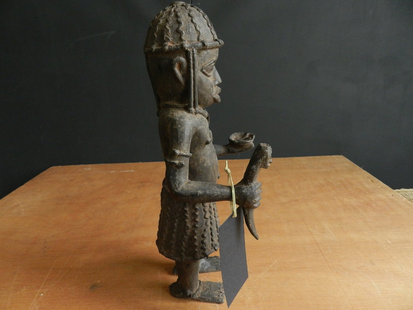 Bronze Ifa Priest Witch Priest Statue Ritual Vaudoo Win the - Etsy