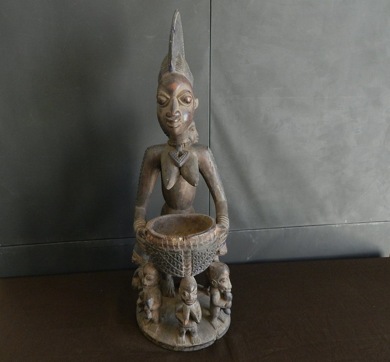 Orisha Maternity Voodoo Offering Yoruba Sculpture, Agere Maternity 68 ...