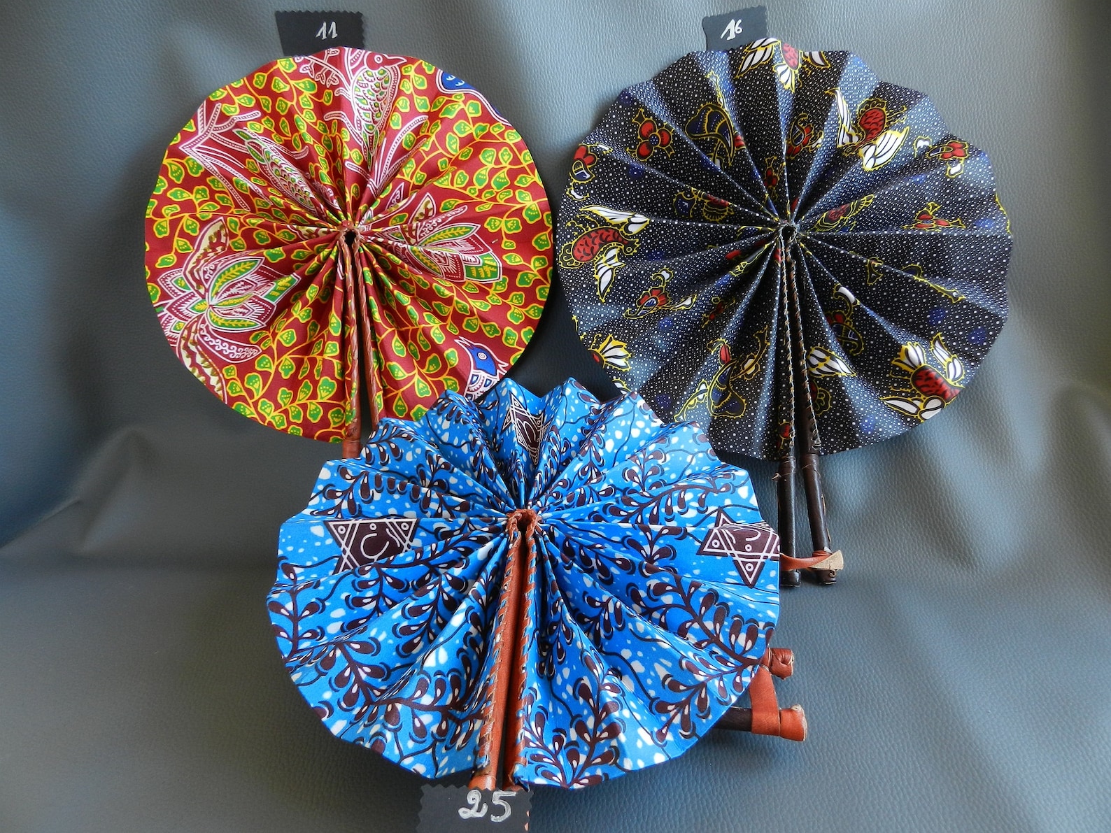 Eventail pliable en tissu wax Africain, Fan ventilateur de main pliant ...