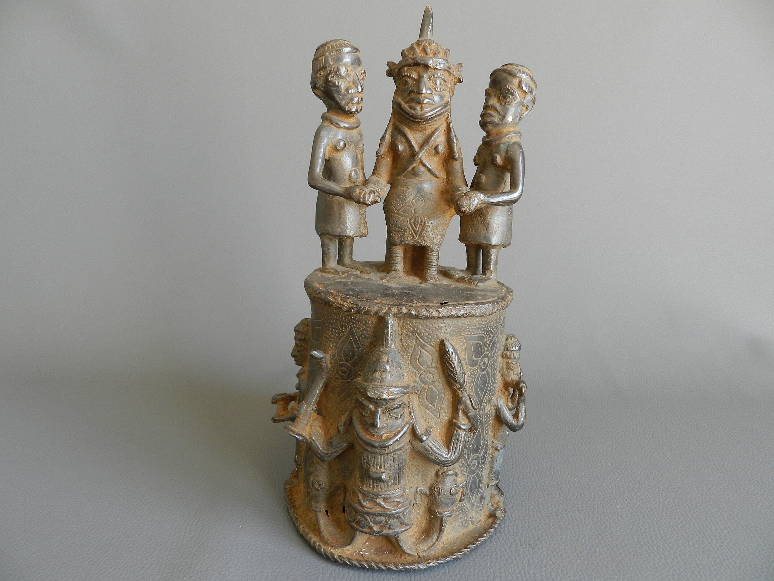 Hand Altar Ancestral Bronze Ife Edo Yoruba Ife Oba Esigie - Etsy