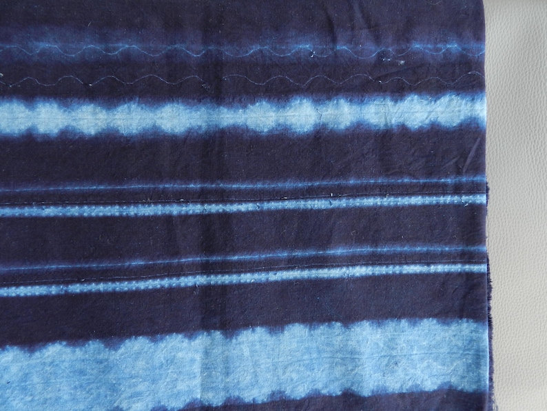 Indigo Tie and Dye Fabric Best Rare Adire Nigeria Cotton, Blue Cotton ...
