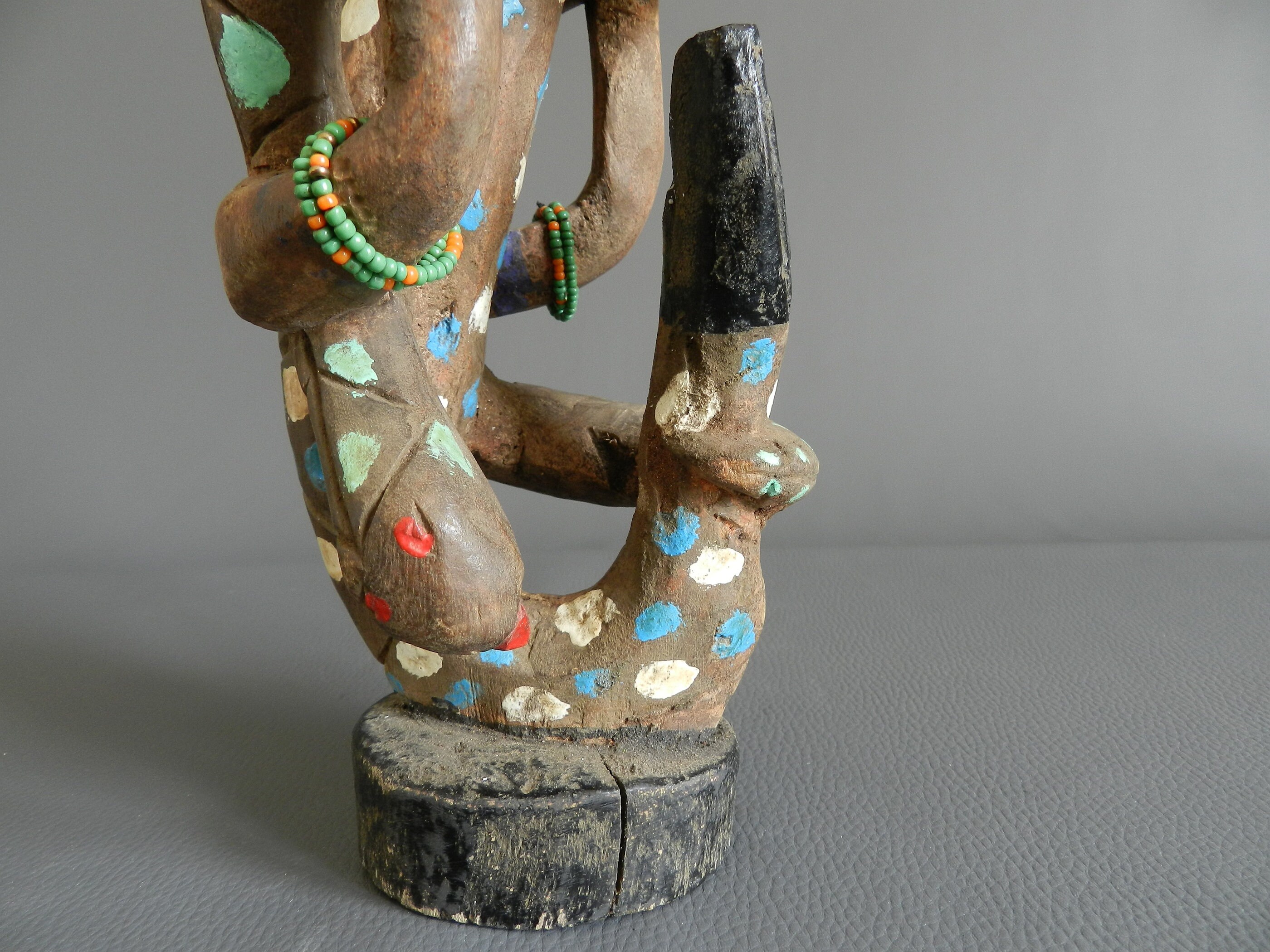 Mami Wata statue with three heads Voodoo Vodoo in polychrome | Etsy