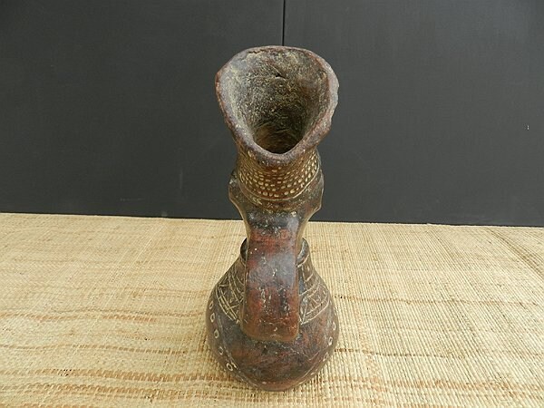 Jug Old Pottery Anthropomorphic Mangbetu Zaire 1970s, Clay and Ceramic ...