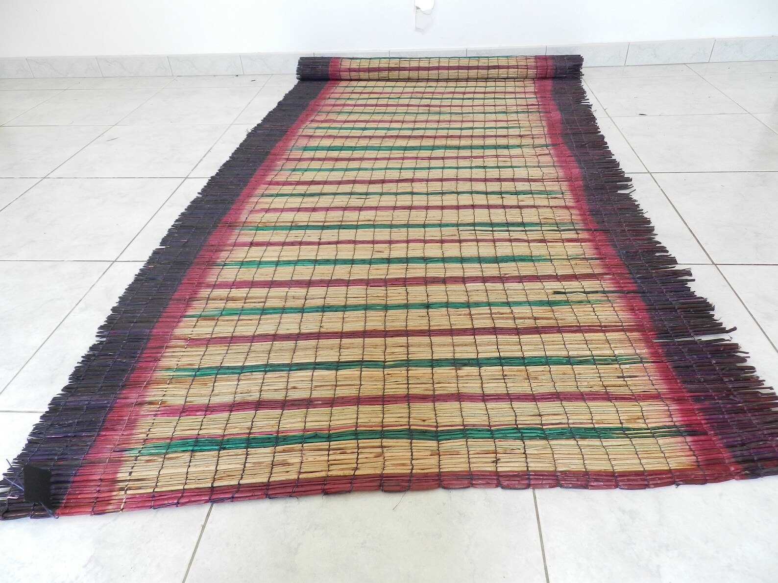 Végétal et naturel Tapis de sol natte africaine carpet - Etsy France