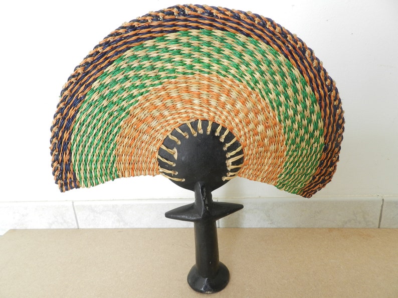 Fan Ashanti Doll in Wood and Ghana Reed, Rein-mother Fertility, Asanti ...