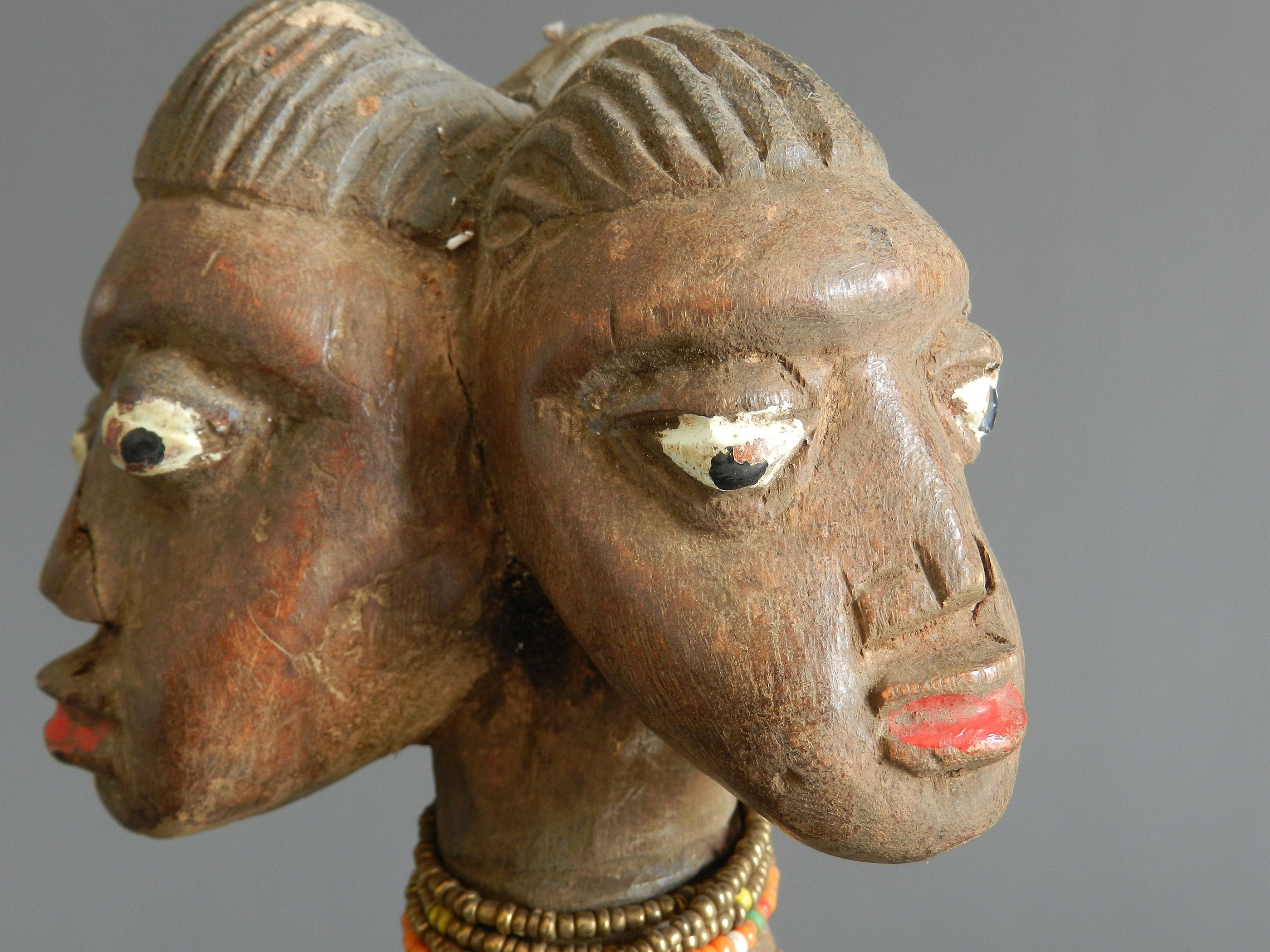 Mami Wata statue with three heads Voodoo Vodoo in polychrome | Etsy