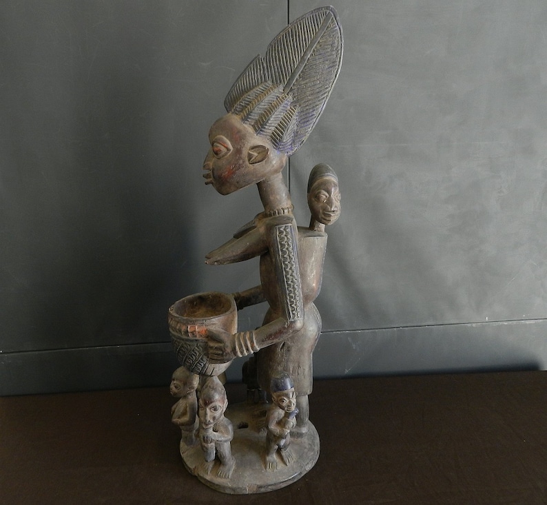 Orisha Maternity Voodoo Offering Yoruba Sculpture, Agere Maternity 68 ...