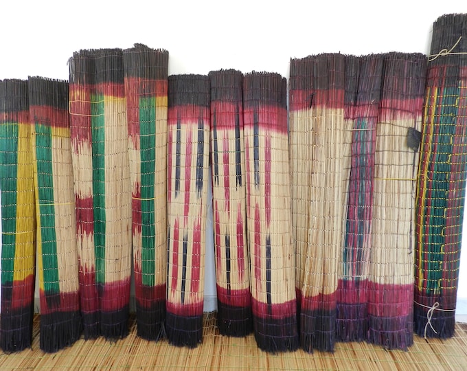 African Zulu Woven Embroidered Mats - Etsy