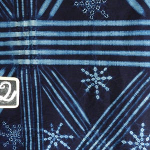 Indigo Tie and Dye Fabric Best Rare Adire Nigeria Cotton, Blue Cotton ...