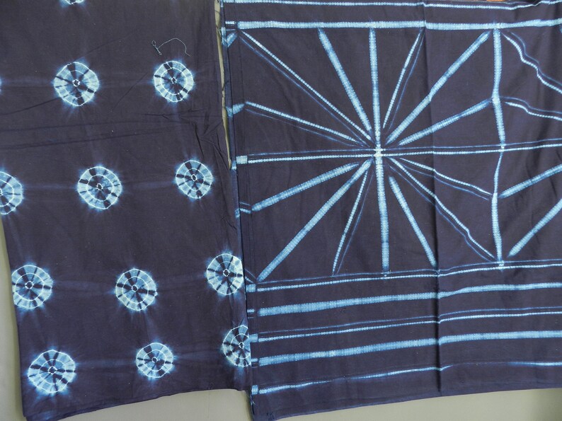 Best Indigo Fabric Tie and Dye Adire Cocobanana African Yoruba Fabric ...