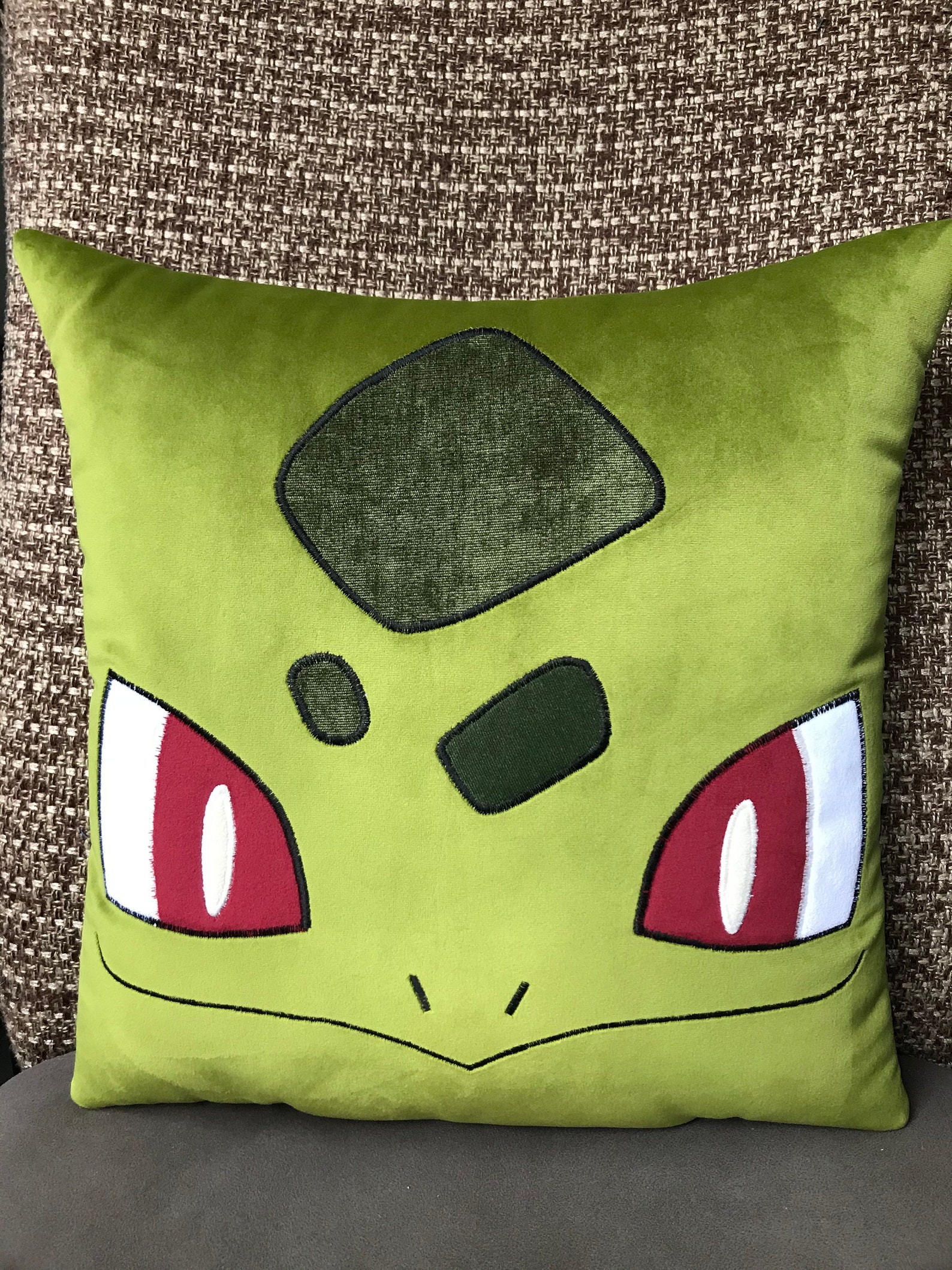 Bulbasaur Inspired Funny Pillow Cushion - Etsy