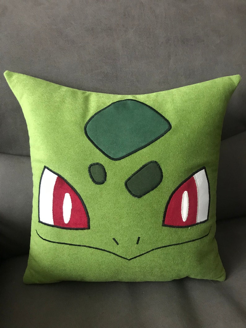 Bulbasaur Inspired Funny Pillow Cushion - Etsy