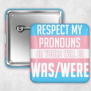 Trans, Lesbian, and Non-binary Buttons - Etsy